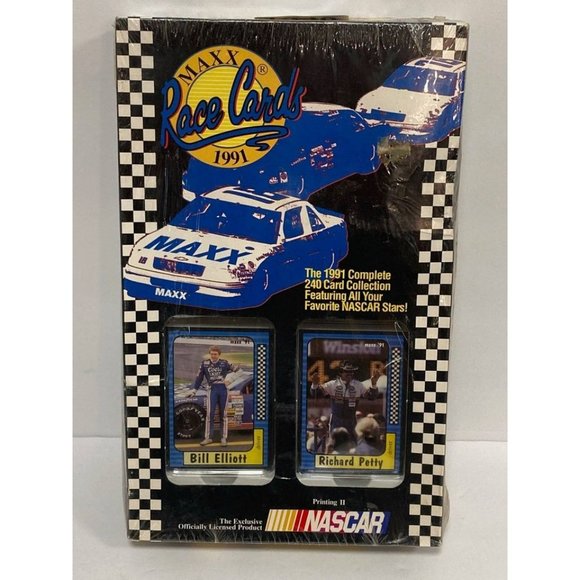 Nascar | Toys | Maxx Race Cards 991 Complete Set Richard Petty Bill ...